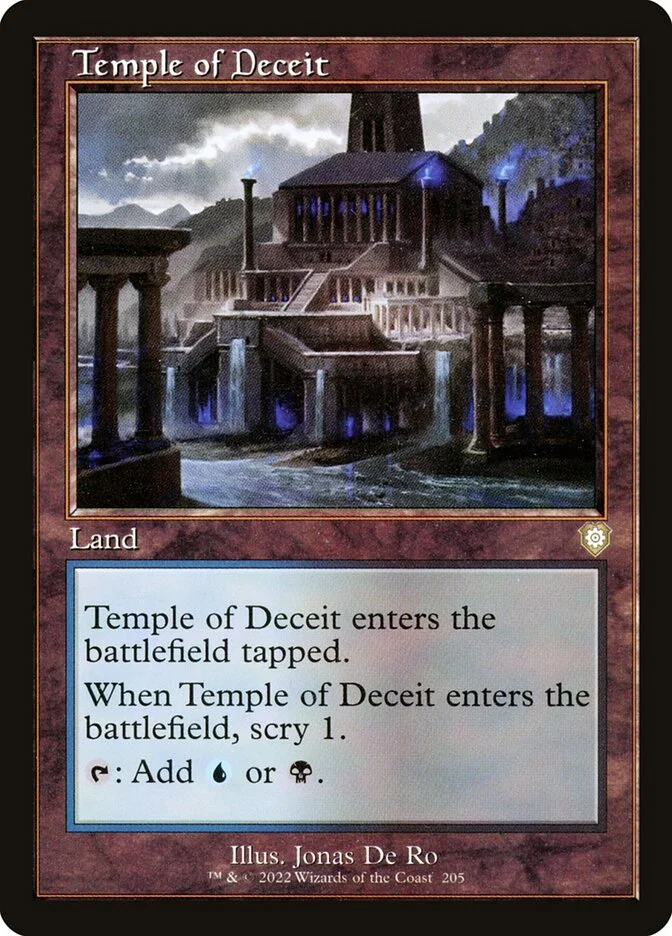 Temple of Deceit MTG (The Brothers' War Commander)