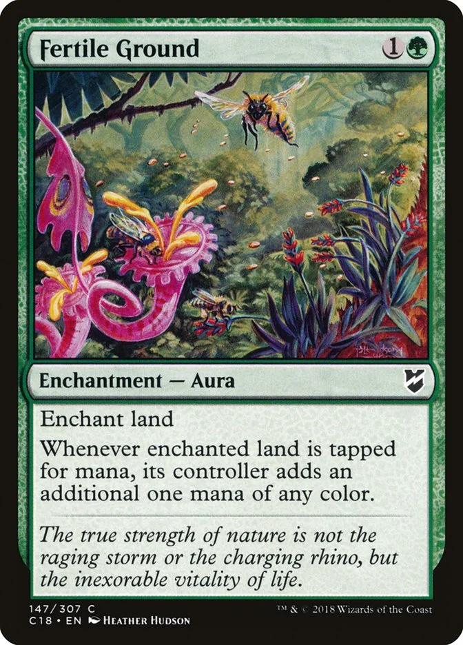Fertile Ground MTG (Commander 2018)
