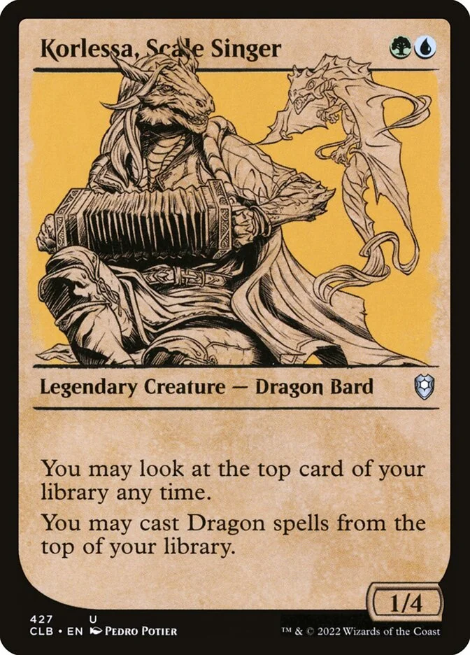 Korlessa, Scale Singer MTG (Commander Legends: Battle for Baldur's Gate)