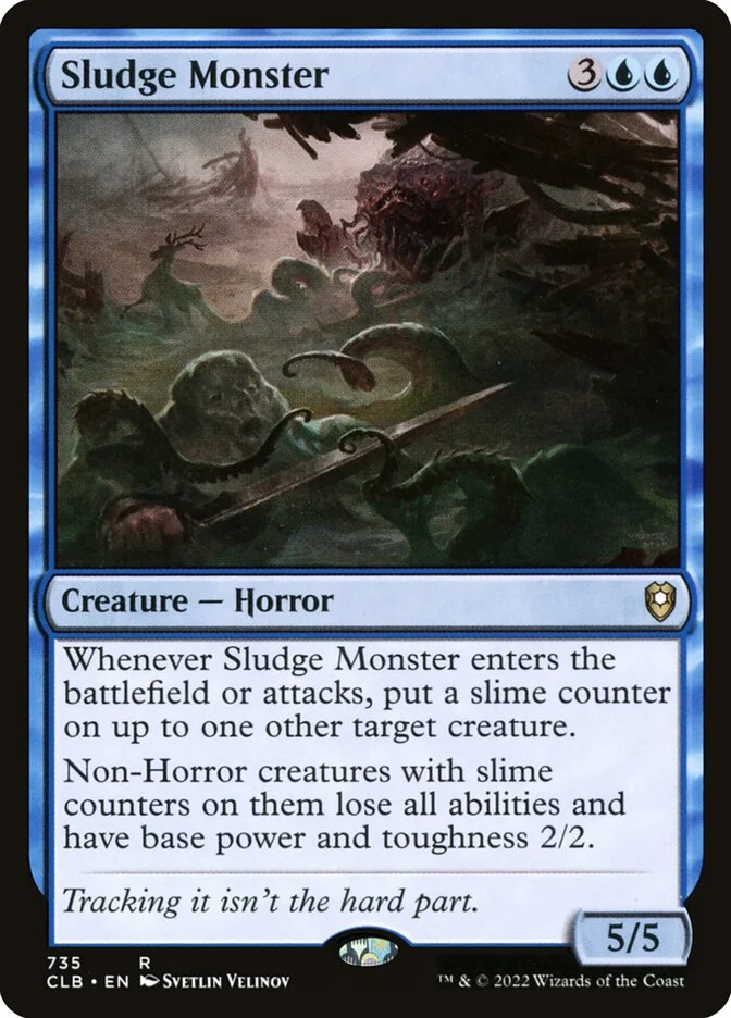 Sludge Monster MTG (Commander Legends: Battle for Baldur's Gate)