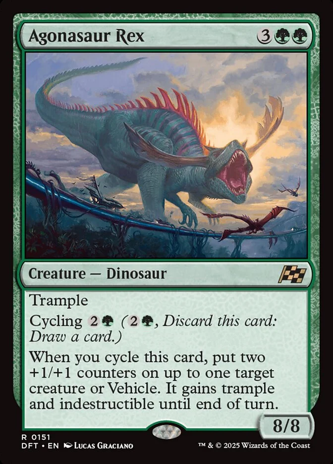 Agonasaur Rex MTG (Aetherdrift)