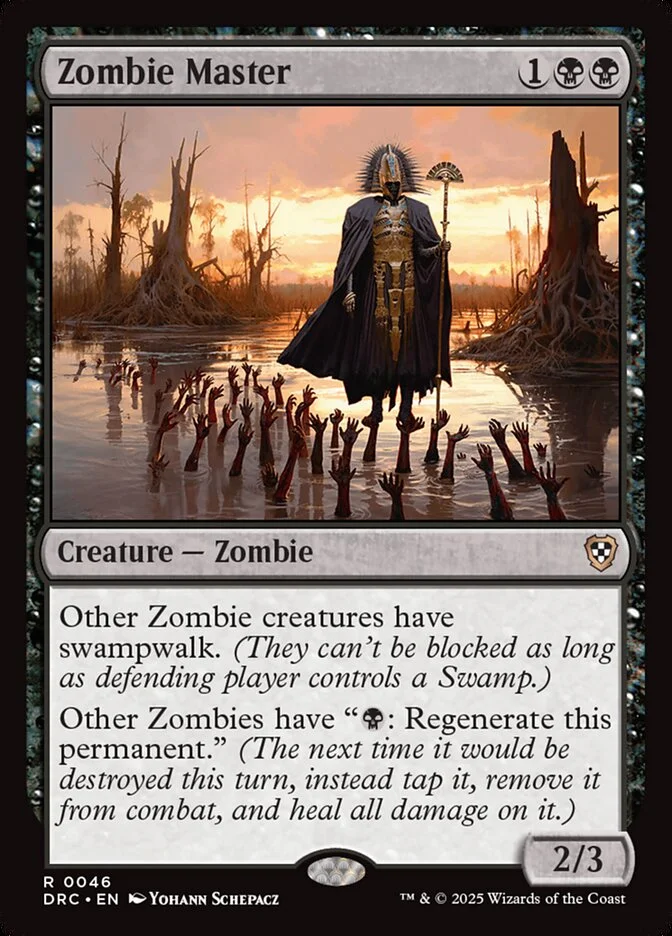 Zombie Master MTG (Aetherdrift Commander)