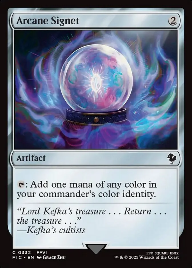 Arcane Signet MTG (Final Fantasy Commander)