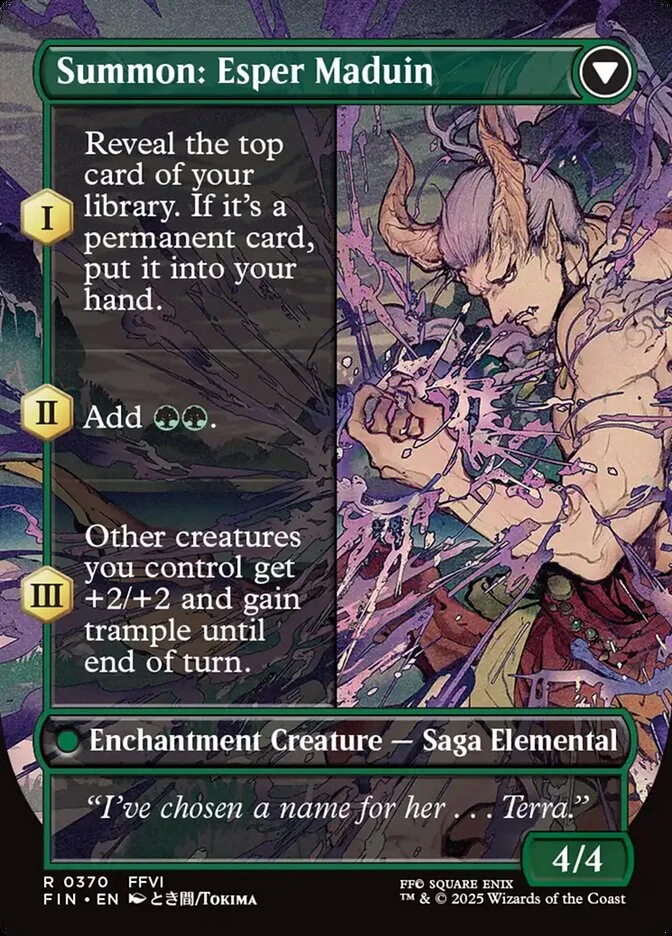 Esper Origins / Summon: Esper Maduin MTG (Final Fantasy)