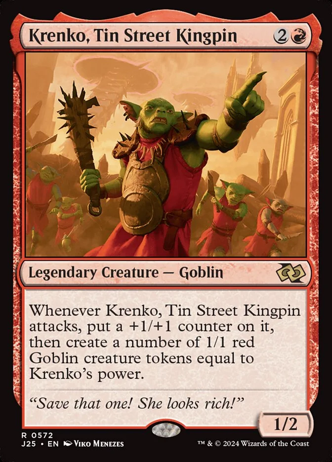Krenko, Tin Street Kingpin MTG (Foundations Jumpstart)