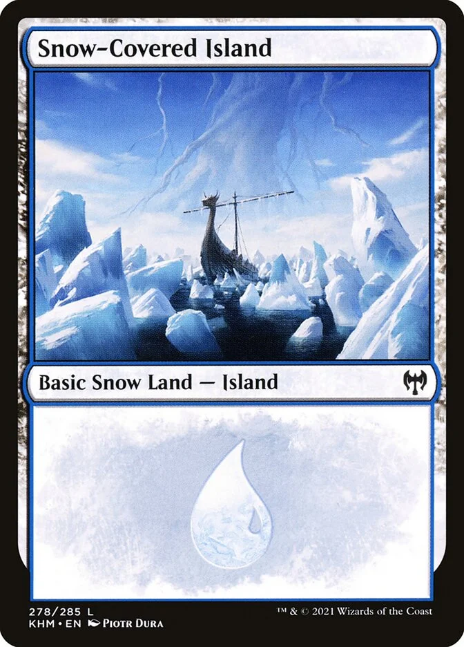 Snow-Covered Island MTG (Kaldheim)