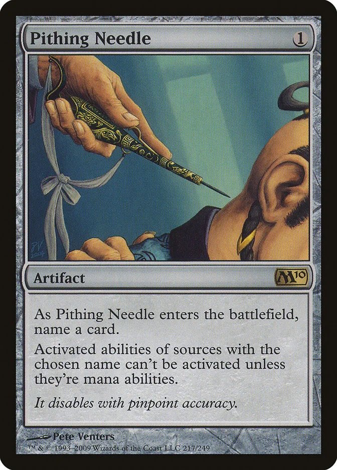 Pithing Needle MTG (Magic 2010)