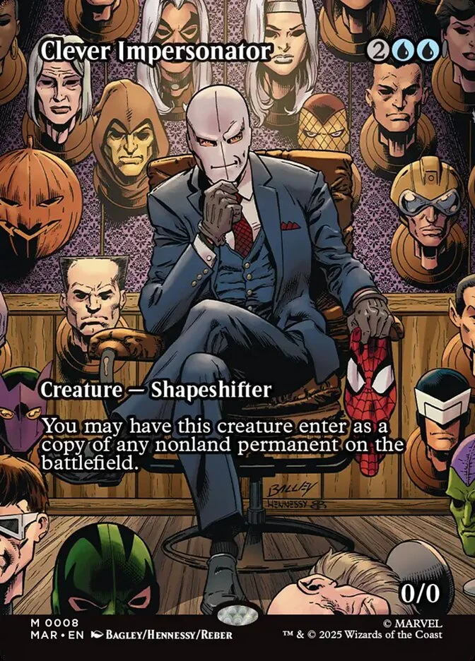Clever Impersonator MTG (Marvel Universe)