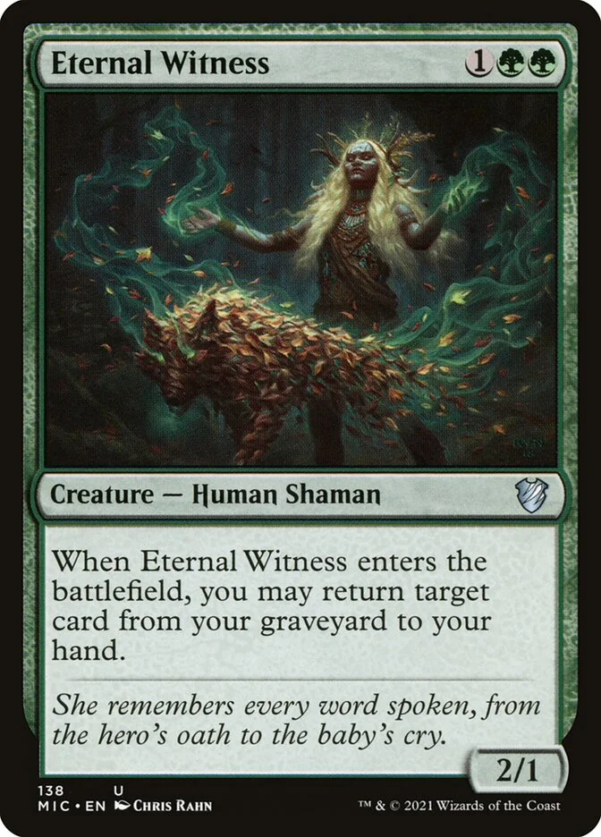 Eternal Witness MTG (Midnight Hunt Commander)
