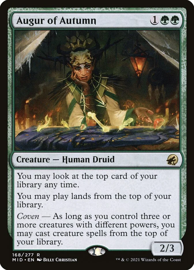 Augur of Autumn MTG (Innistrad: Midnight Hunt)