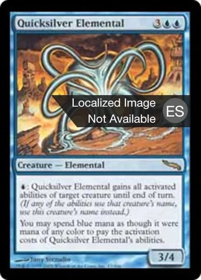 Elemental de mercurio MTG (Mirrodin)