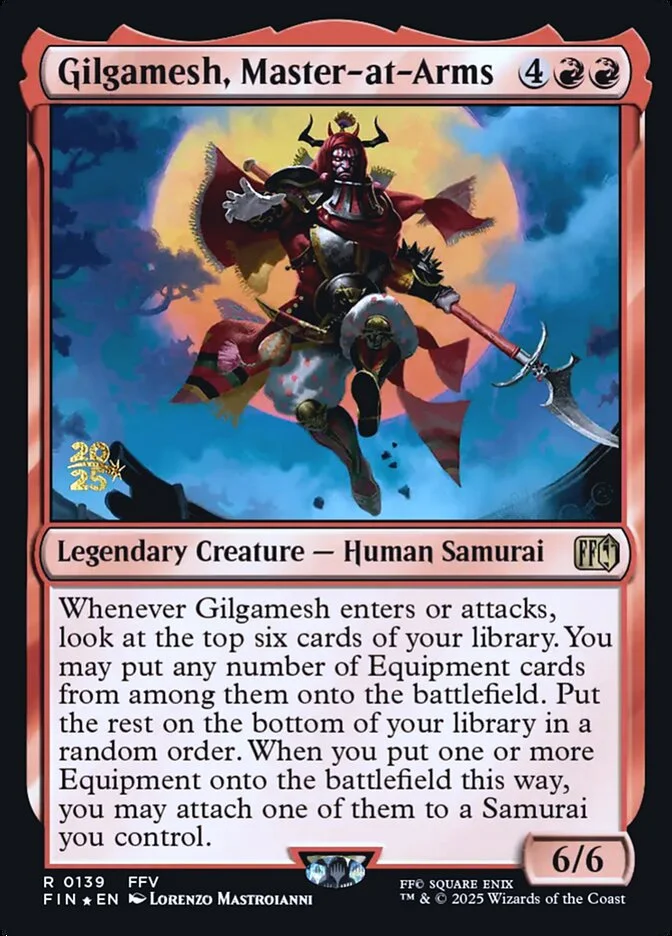 Gilgamesh, Master-at-Arms MTG (Final Fantasy Promos)
