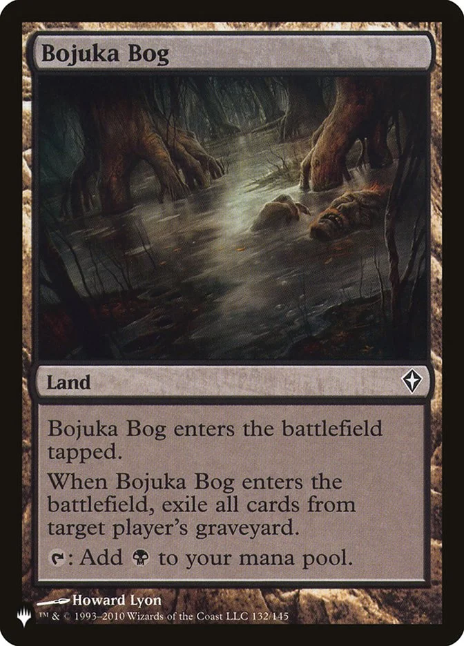 Bojuka Bog MTG (The List)