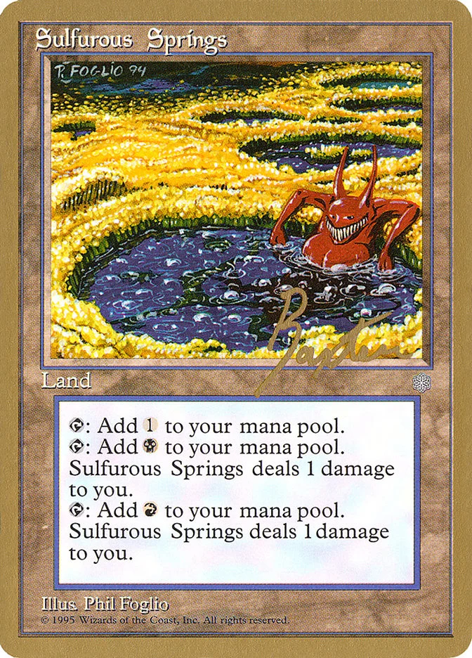 Sulfurous Springs MTG (Pro Tour Collector Set)
