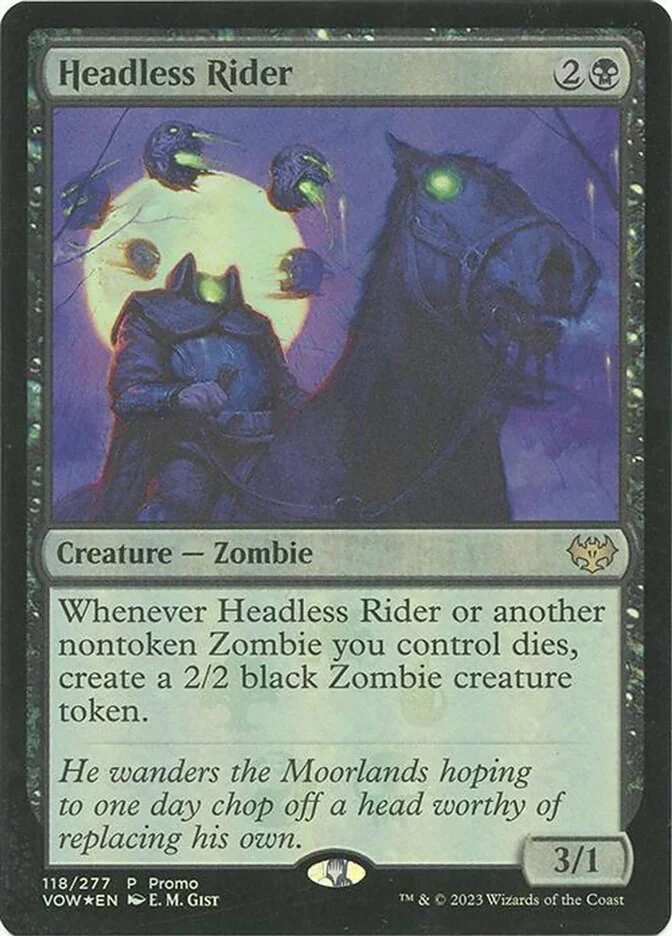 Headless Rider MTG (Innistrad: Crimson Vow Promos)