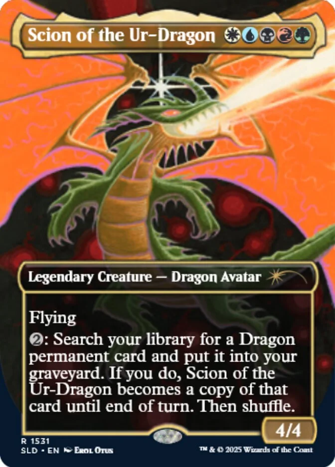 Scion of the Ur-Dragon MTG (Secret Lair Drop)