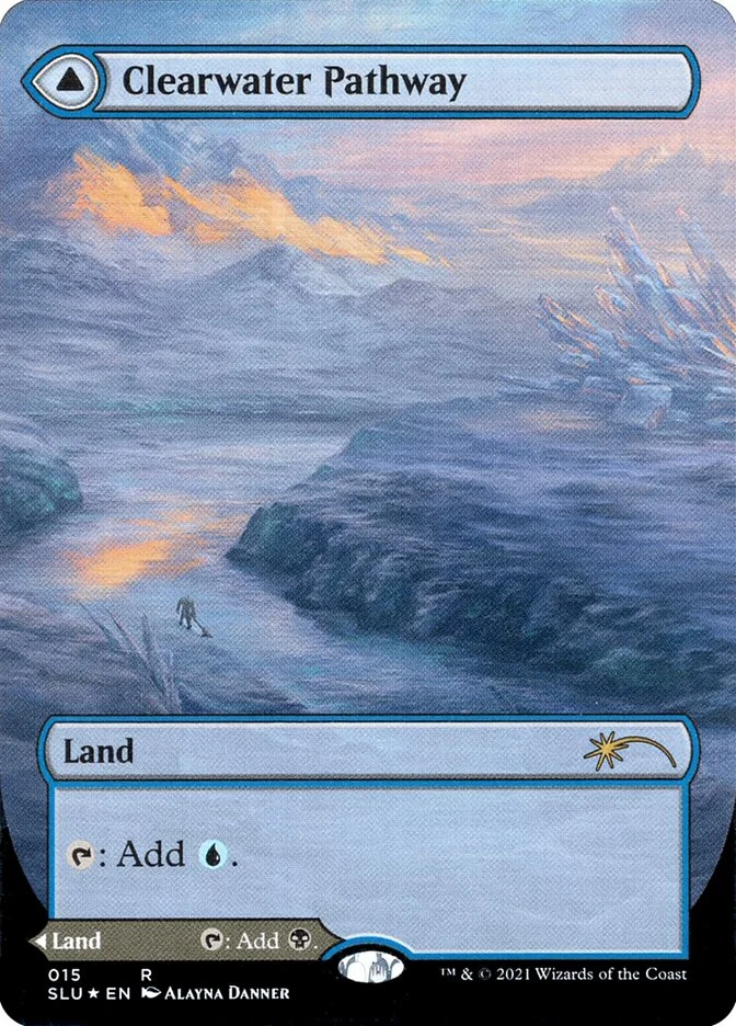 Clearwater Pathway / Murkwater Pathway MTG (Secret Lair: Ultimate Edition)