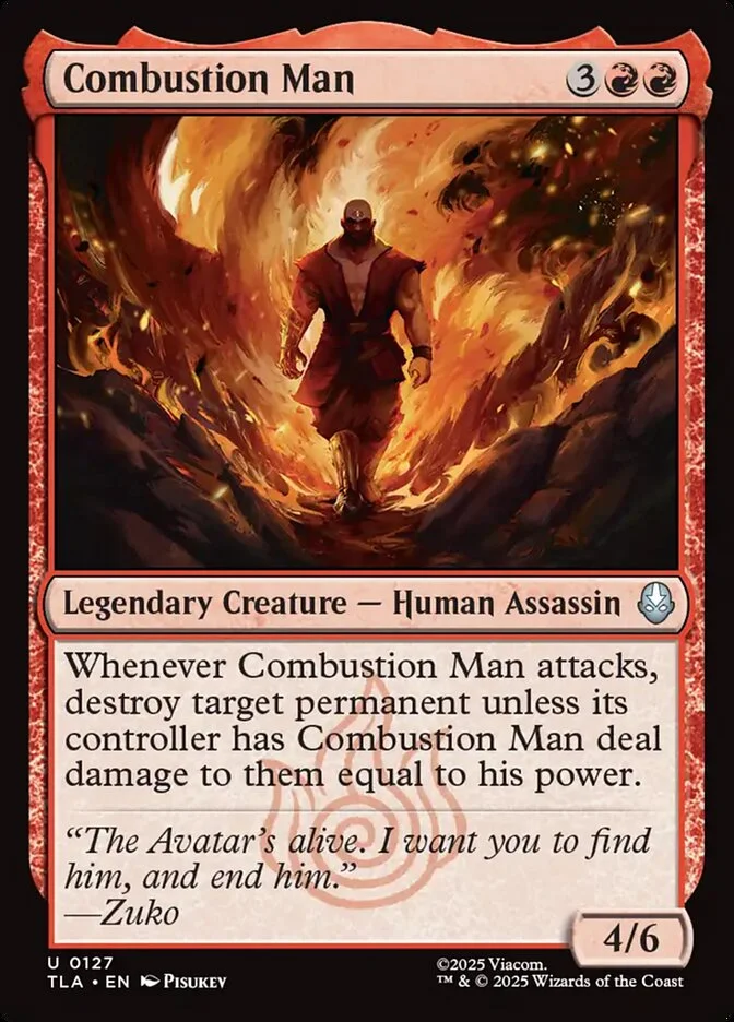 Combustion Man MTG (Avatar: The Last Airbender)