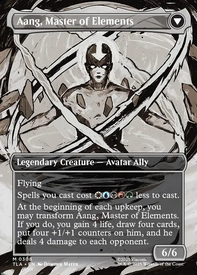Avatar Aang / Aang, Master of Elements MTG (Avatar: The Last Airbender)