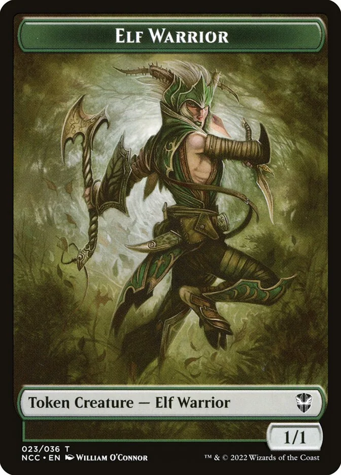 Elf Warrior MTG (New Capenna Commander Tokens)