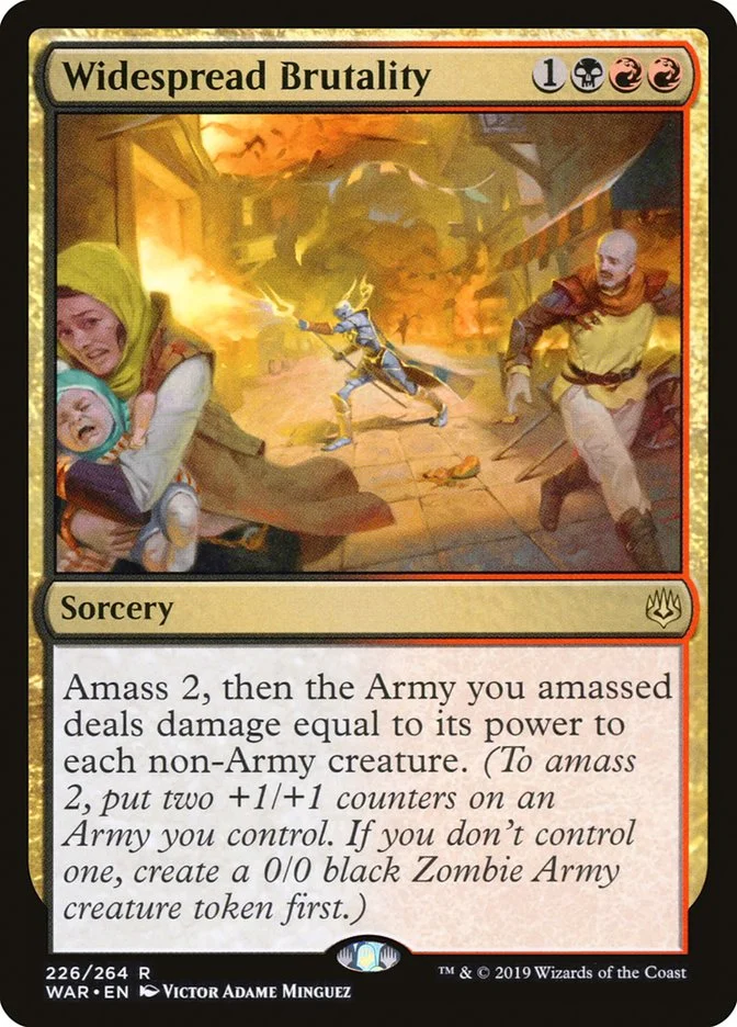 Widespread Brutality MTG (War of the Spark)