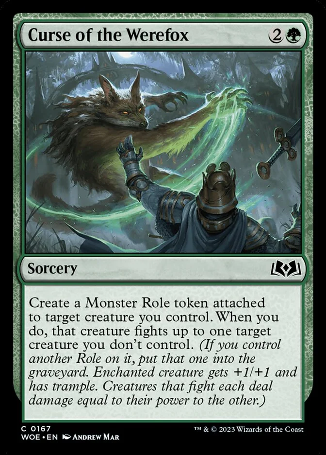 Curse of the Werefox MTG (Wilds of Eldraine)
