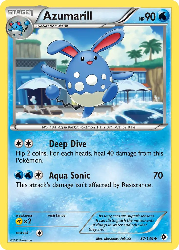 Azumarill PKM (Boundaries Crossed) Pokémon - TCG Land México