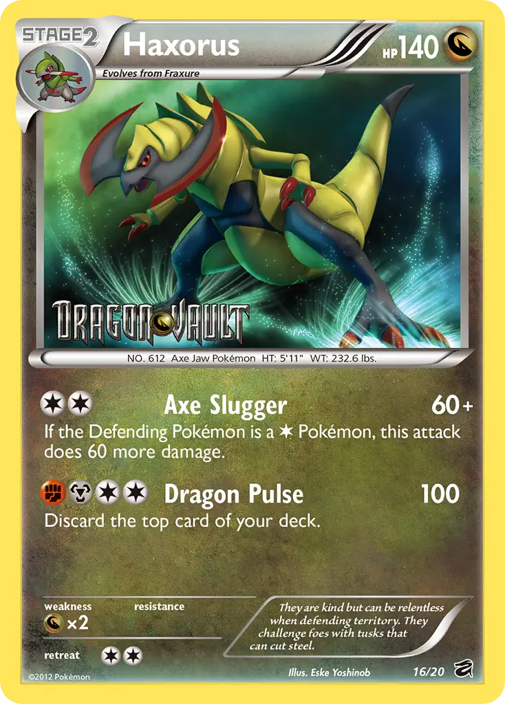 Haxorus PKM (Dragon Vault) Pokémon - TCG Land México
