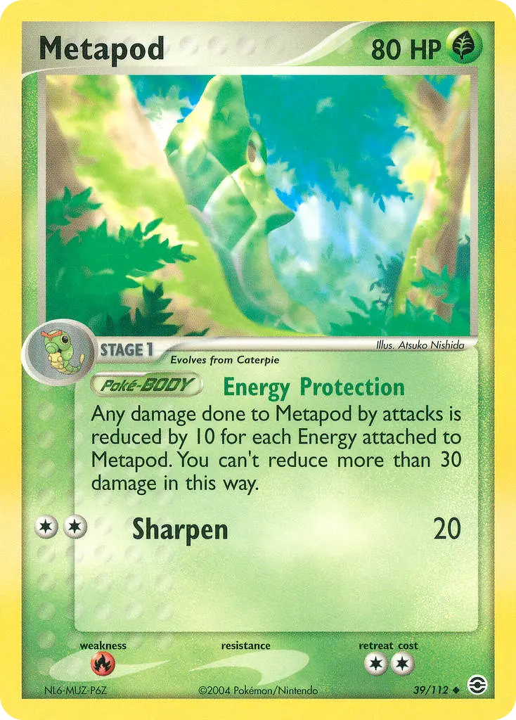 Metapod PKM (FireRed & LeafGreen) Pokémon - TCG Land México
