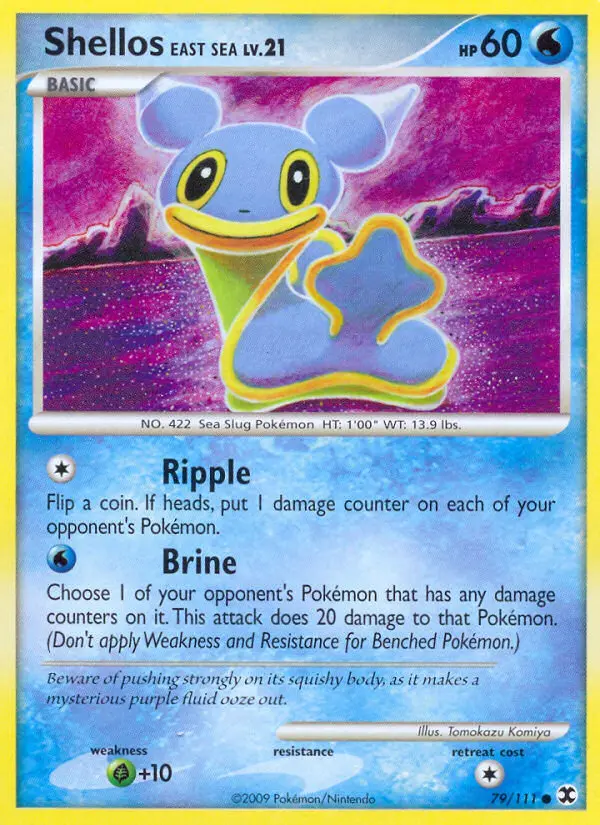 Shellos East Sea PKM (Rising Rivals) Pokémon - TCG Land México