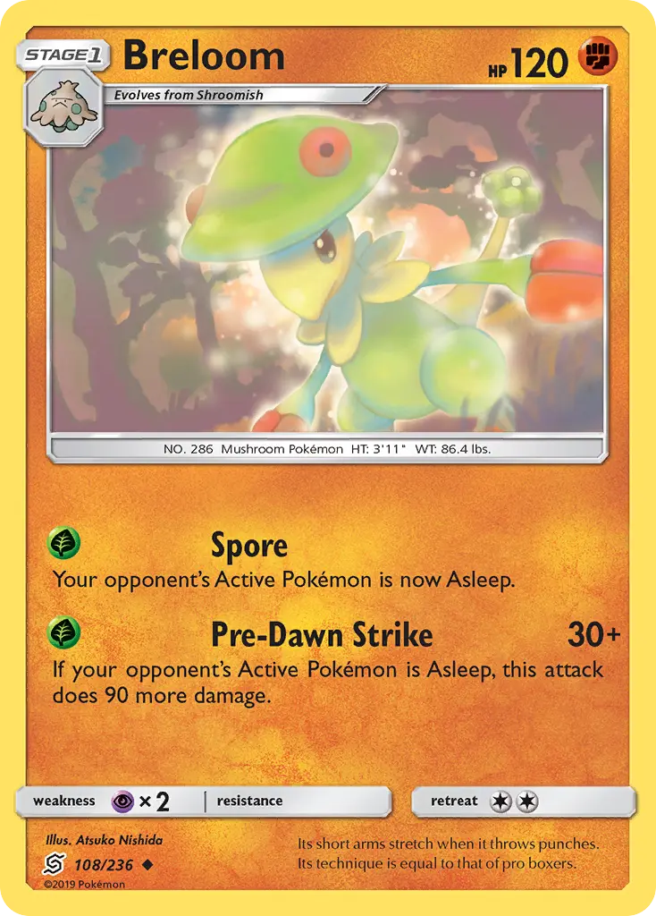 Breloom PKM (Unified Minds) Pokémon - TCG Land México