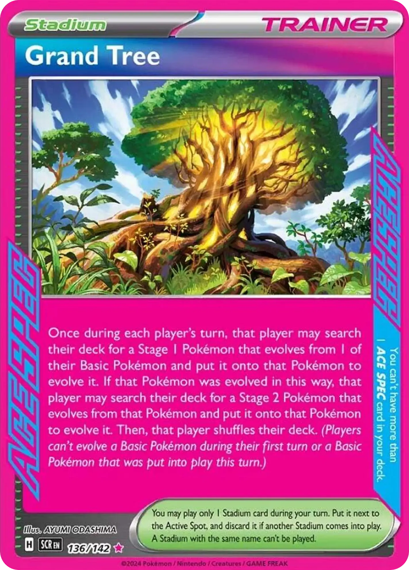 Grand Tree PKM (Stellar Crown) Pokémon - TCG Land