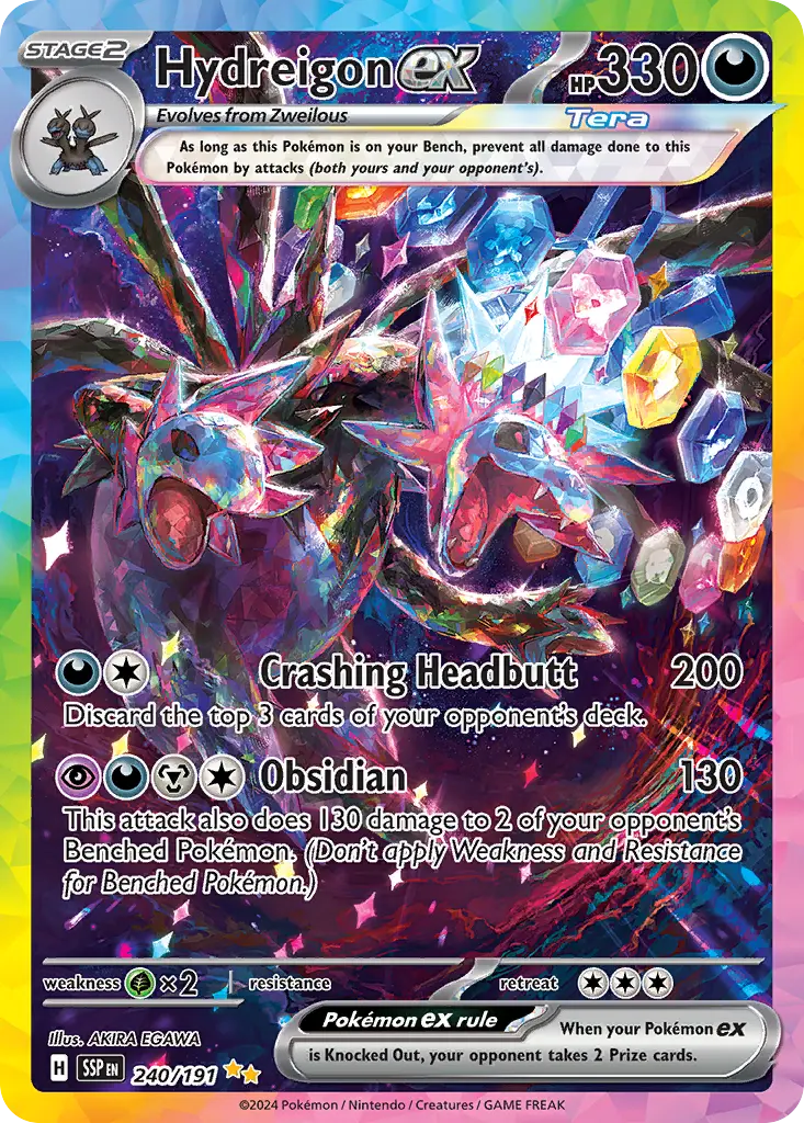 Hydreigon ex PKM (Surging Sparks) Pokémon - TCG Land México