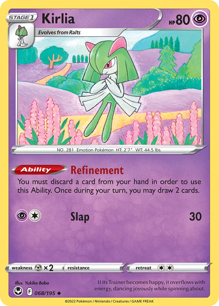 Kirlia PKM (Silver Tempest) Pokémon - TCG Land México